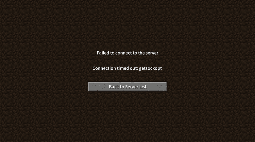 The quickest way to fix Getsockopt Minecraft errors