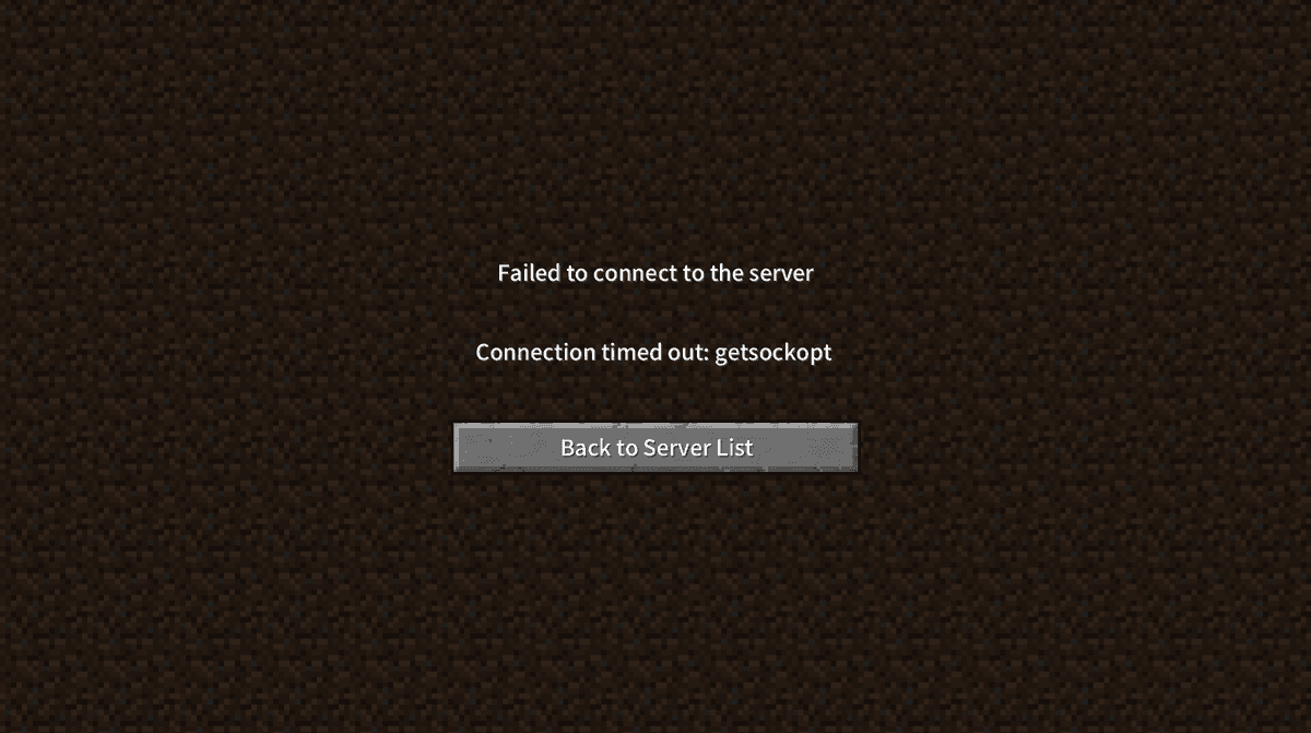 The Quickest Way To Fix Getsockopt Minecraft Errors